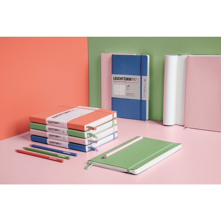 Notebook Medium (A5) Dotted, Hardcover, 251 Numbered Pages, Muted ...