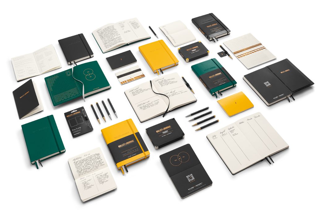 Bullet Journal Pocket, 46 Numbered Double Pages, Dotted, Yellow24, Pack ...