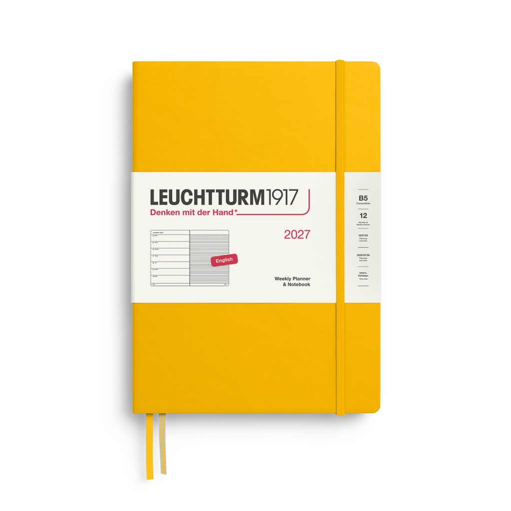 Weekly Planner & Notebook Composition (B5) 2027, Sunflower ...